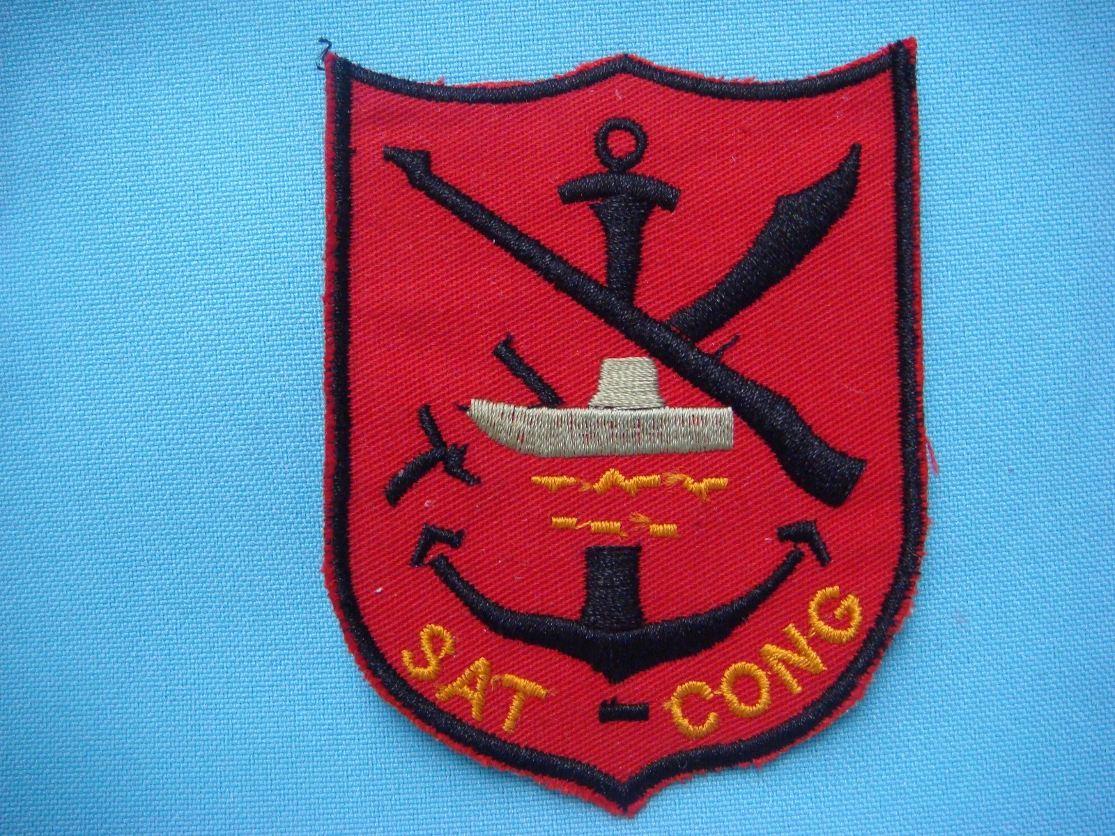VIETNAM WAR PATCH, US NAVY RIVER DIVISION SAT CONG | eBay
