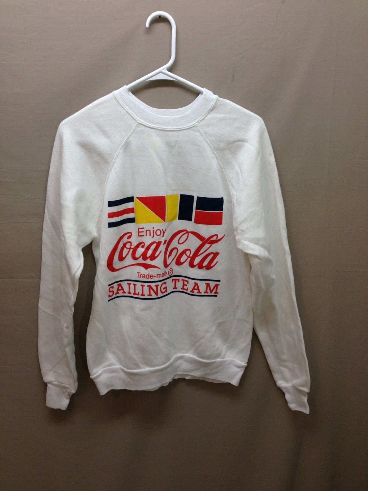 Men's Vintage Enjoy Coca-Cola Sailing Team Crewneck S… - Gem