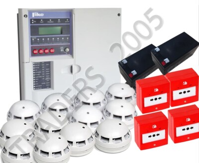 Fike Twinflex Pro 8 Zone Fire Alarm Kit- 4 calls 12 heads (8 + 4) 2 ...