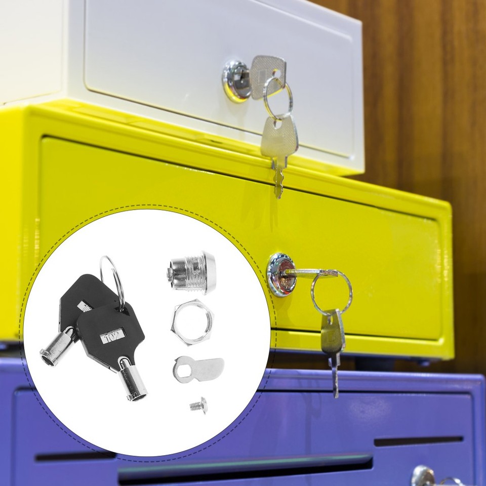 Tubular Key Lock 12mm Cam Lock Cam Lock Fitting Cupboard Locks | eBay ...