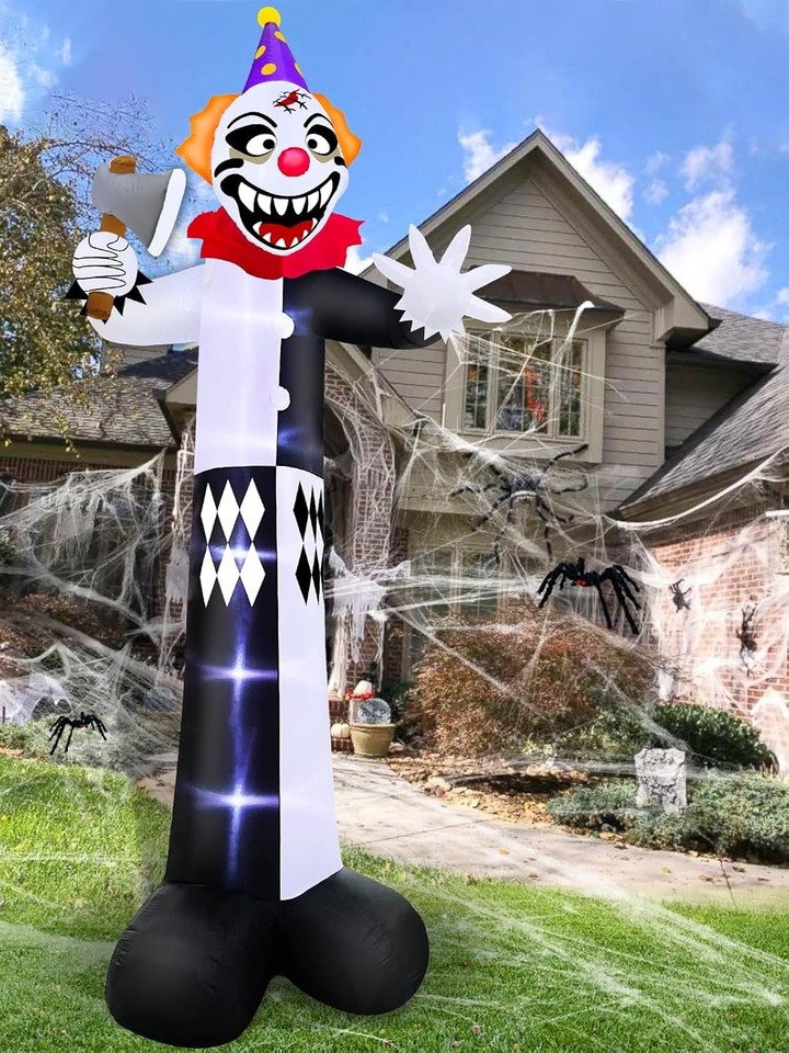TURNMEON 12 Ft Giant Halloween Inflatables Decorations Outdoor Scary ...
