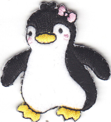 PENGUIN BABY Iron On Patch Arctic Animals Penguins | eBay