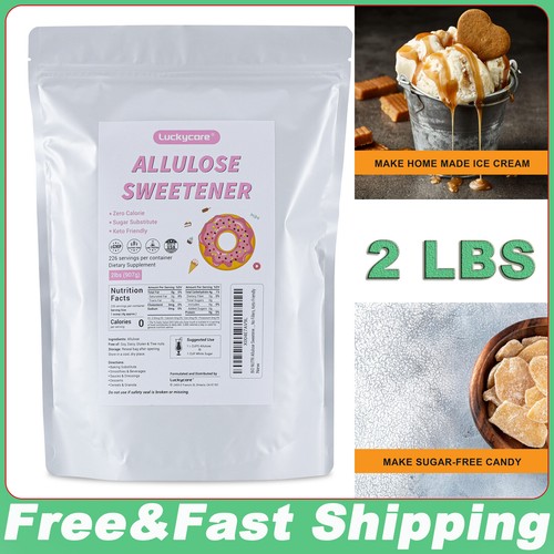Allulose Sweetener 2LBS, Zero Calorie, Plant Based Sugar Alternative ...