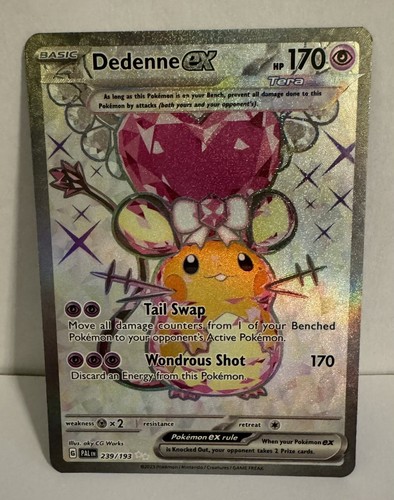 Pokémon TCG Dedenne ex Scarlet & Violet - Paldea Evolved 239/193 Holo ...