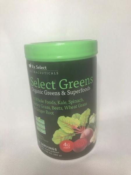 RX Select Greens Organic Greens & Superfoods 35 Whole Foods Vegan 28 ...