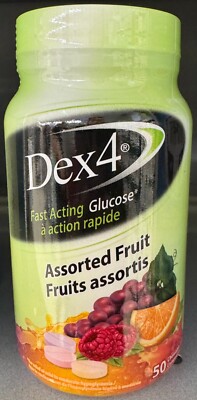 Dex4 Glucose Tablets Assorted Fruit, 50 tabs | eBay