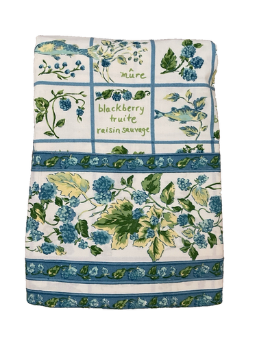 April Cornell 49x49" Square Tablecloth Cotton Bordered French Country ...