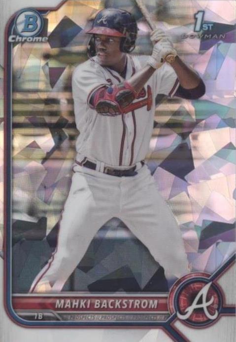 2022 Bowman - Chrome Prospects Mahki Backstrom #BCP-121 Atomic ...