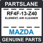 RF4F-13-Z40 Mazda OEM Genuine ELEMENT, AIR CLEANER | eBay