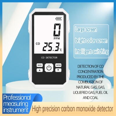 1000PPM CO Detector Carbon Monoxide Meter with Large Color Screen ...
