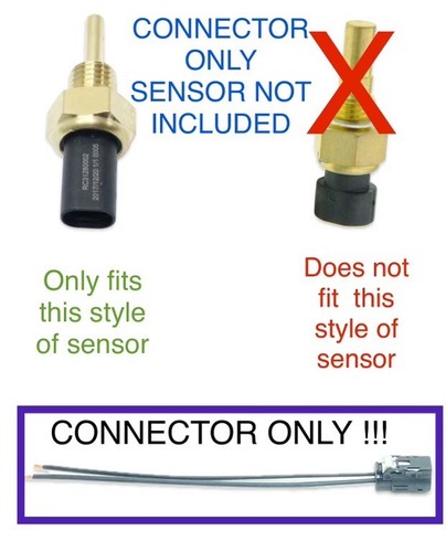 Coolant Temperature Sensor “CONNECTOR” For 2016-2022 Chevrolet Suburban ...