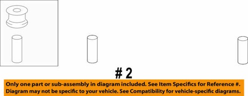 52203-60100 Toyota Cushion sub-assy, cab mounting, no.2 5220360100, New ...