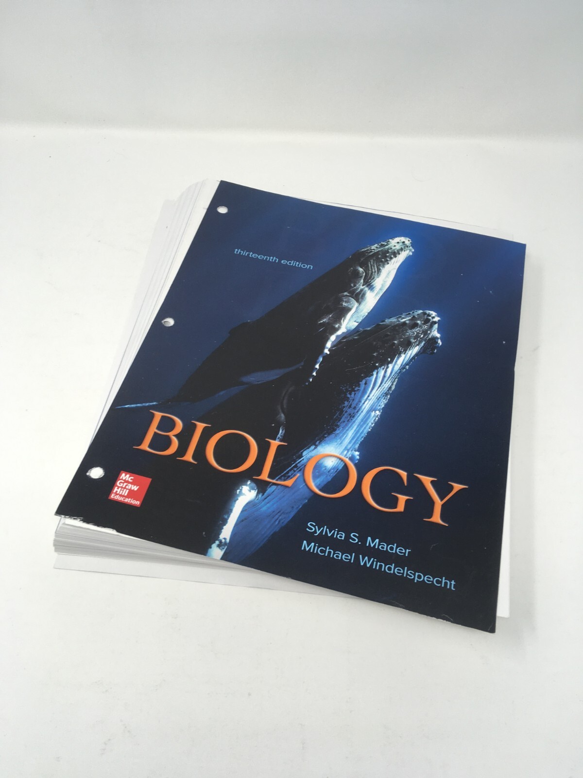 Biology Mader 13th edition loose leaf or unbound 9781260179934 USED ...