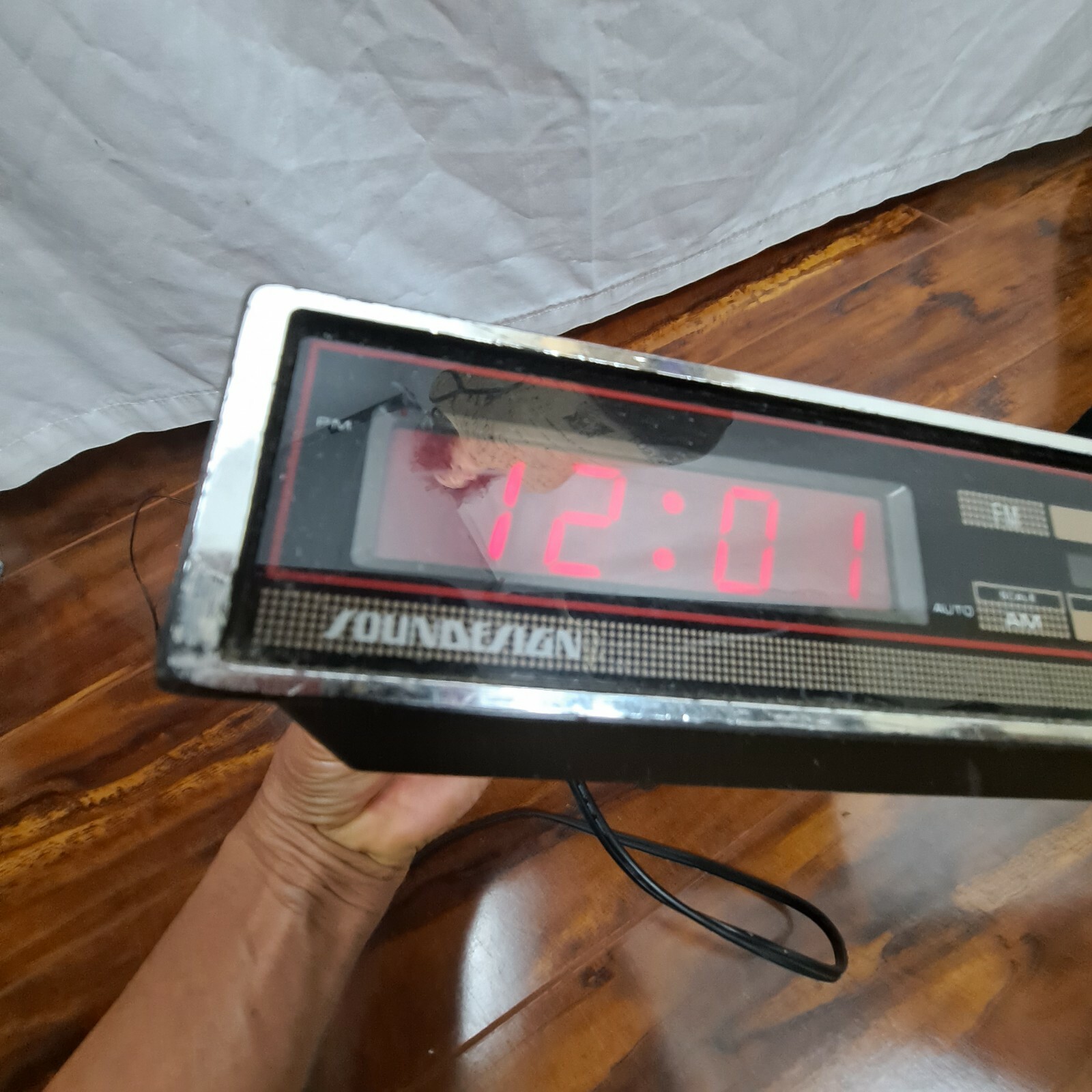 Vintage Soundesign am -fm stereo electronic clock radio model no. 3919 ...