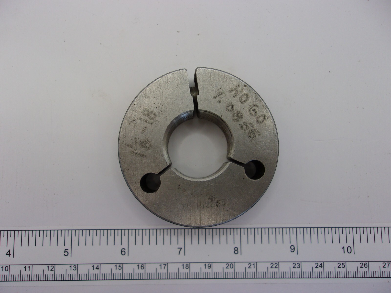 ATLAS, 1 1/8-18 NEF-3 NOGOPD 1.0856 THREAD RING GAGE, 0981A | eBay