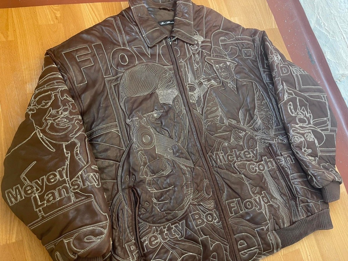 Pelle Pelle leather jacket, mafia gangster vintage, Marc Pelle Pelle leather jacket, mafia gangster vintage, Marc