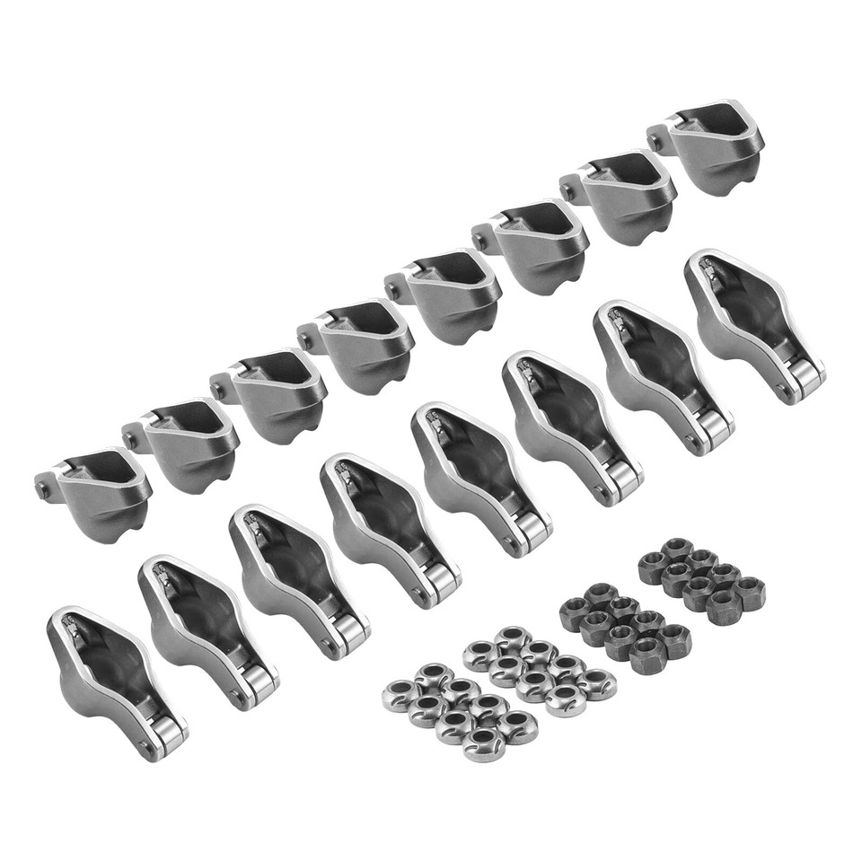 1.6 Ratio 3/8" Steel Roller Rocker Arms For Small Block Chevy SBC 305 ...