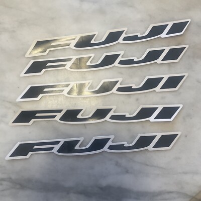 Lot of Five (5) FUJI BICYCLE Stickers/Decals 9" Long. (NJ) | eBay