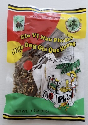 Old Man Gia Vi Nau PHO Bac Complete Vietnamese Spice Seasoning Kit ...