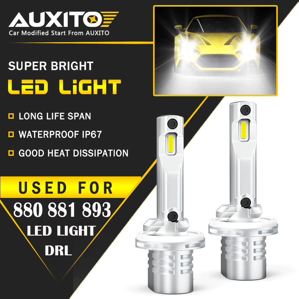 2X 880 884 885 892 899 LED Fog Driving Light Bulbs 6500K Super White ...