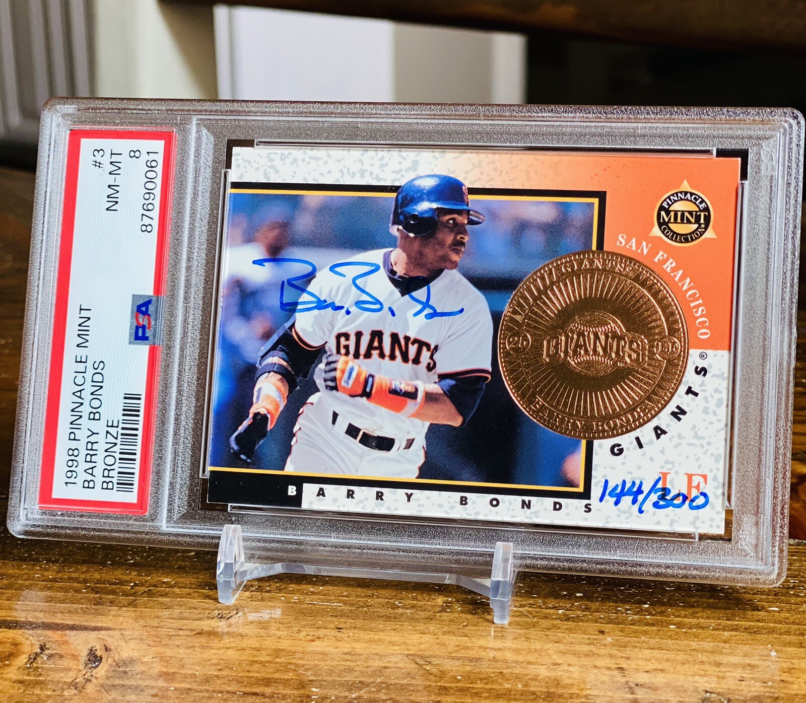 Barry Bonds Autographed Memorabilia | Signed Photo, Jersey ...