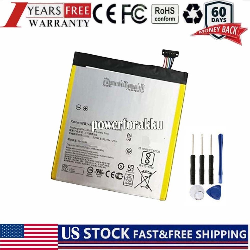 Replace battery C11P1505 for ASUS ZenPad 8.0 Z380C Z380CX Z380KNL 1ICP3 ...