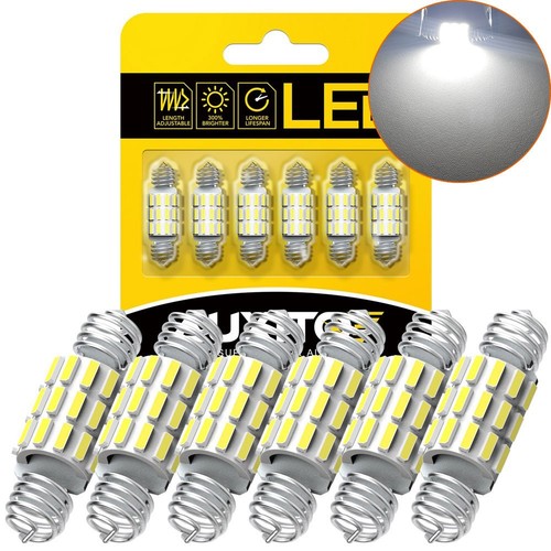 AUXITO 31MM Festoon LED Interior Map Light Bulb 6500K White DE3425 ...