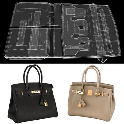 Handbag Acrylic Template Leather Bag Pattern DIY Craft Stencil Tool ...