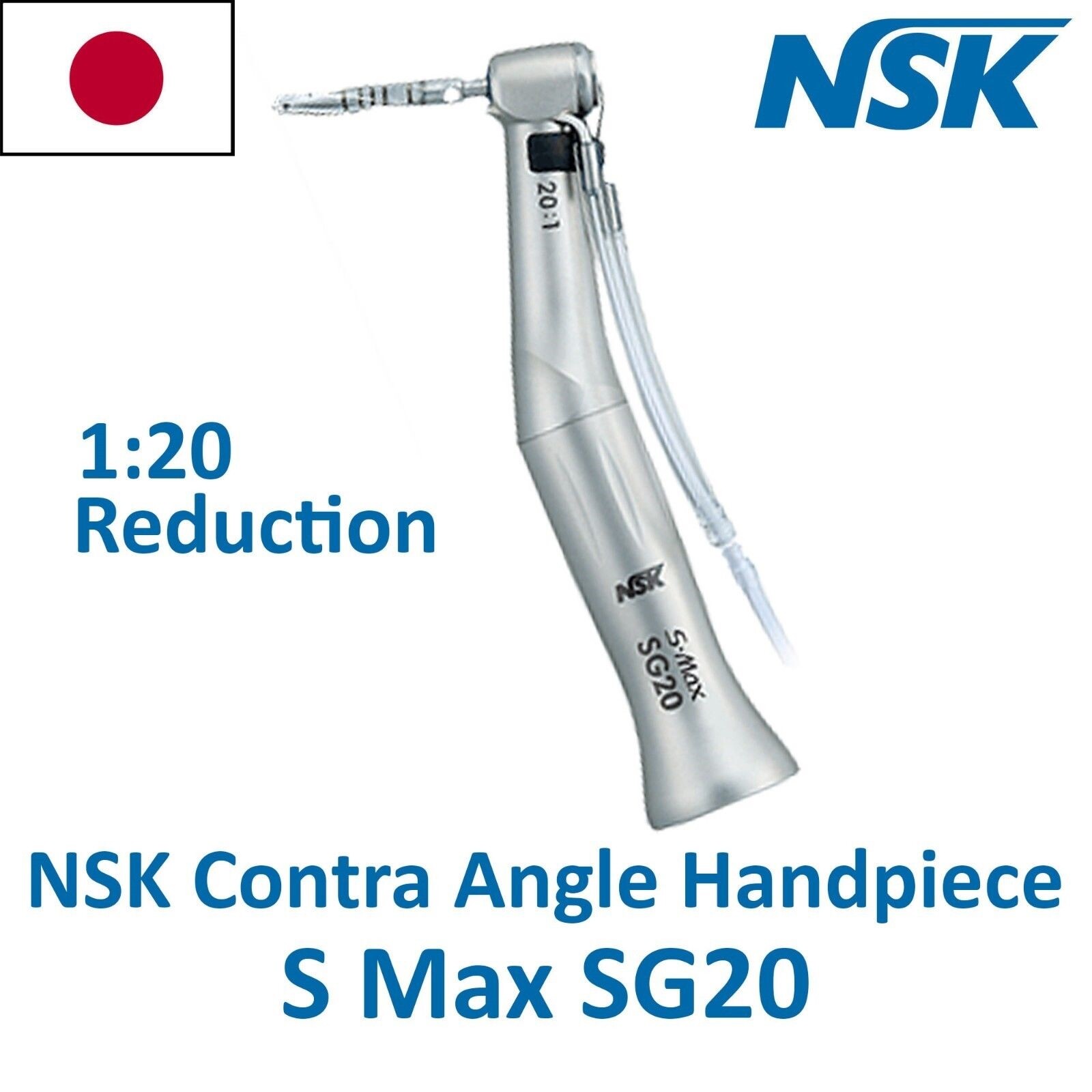 Dental NSK Contra Angle Handpiece S-Max SG20 Surgical Implant Reduction ...