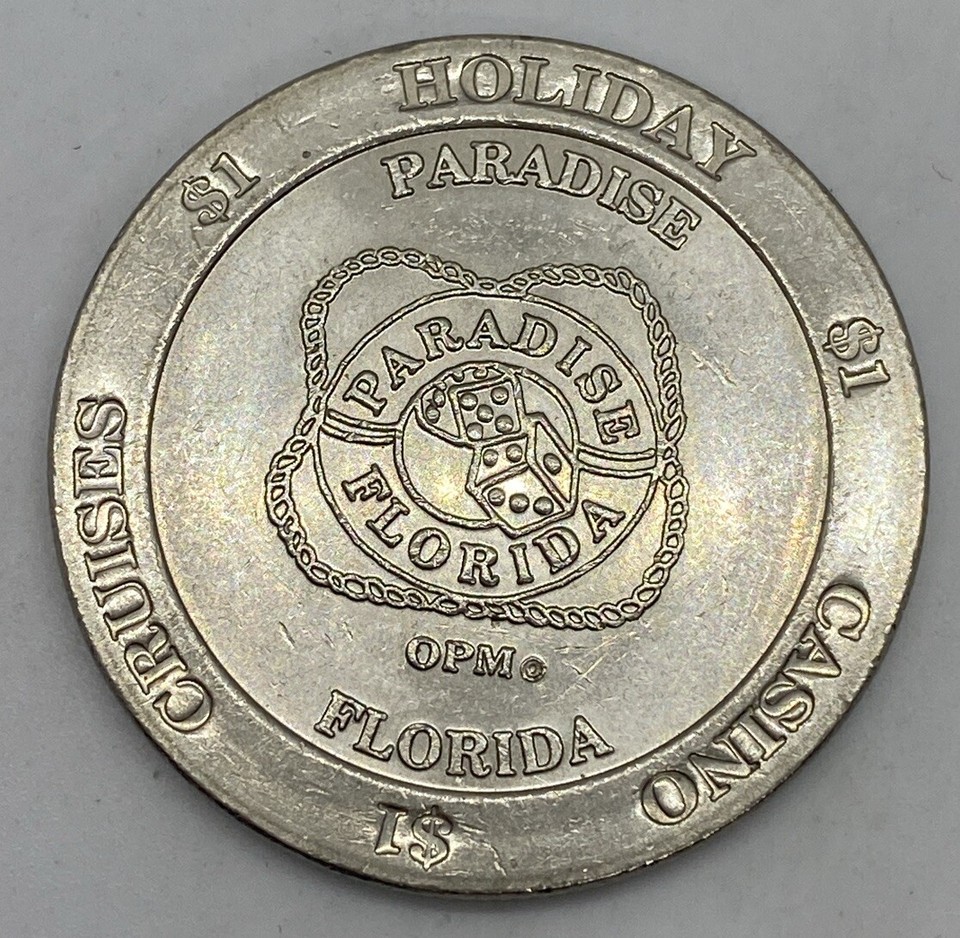 Holiday Casino Cruises $0.25 Wet Slot Token Florida Paradise | eBay
