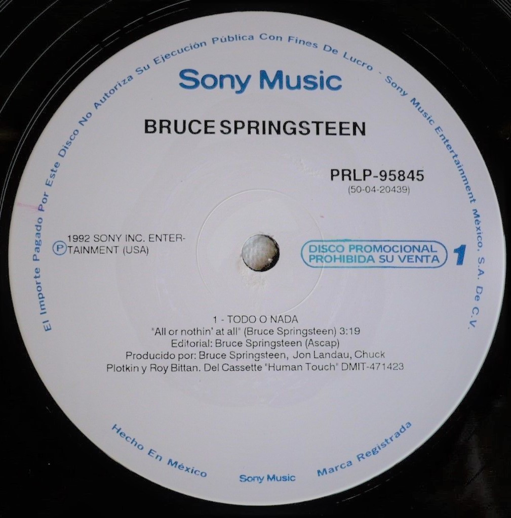 BRUCE SPRINGSTEEN 2 MEXICO PROMO's - TODO O NADA + 57CANALES ...