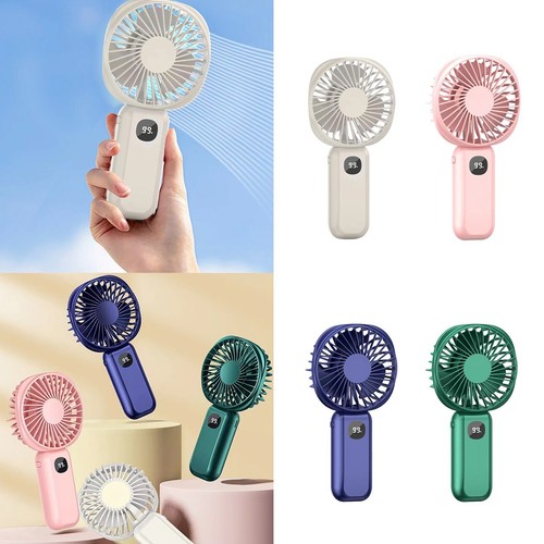 Portable Rechargeable Mini Fan Handle Pocket Size Fan Air Cooler with ...