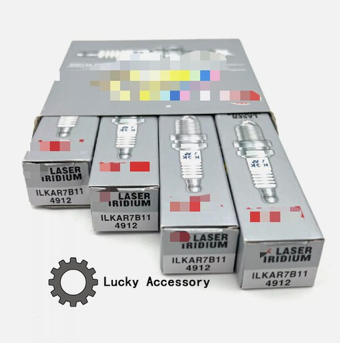 4Pcs Spark Plug Iridium NGK 4912 ILKAR7B11 For Corolla Scion Prius 1.8L ...