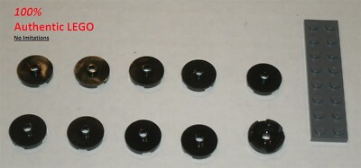 LEGO NEW 2x2 Black Tile Round with Stud (10x) 6195325 Brick 18674 | eBay