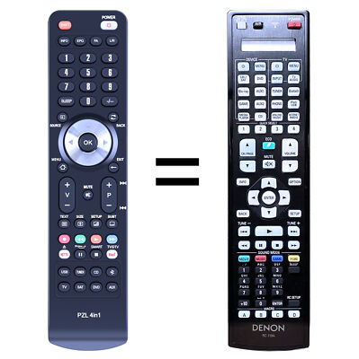 New RC-1194 Replacement Remote Control For DENON AV Receiver AVRX-7200W ...