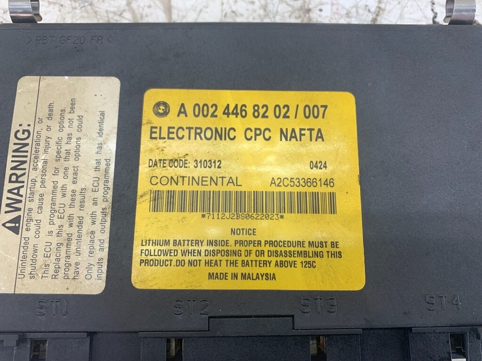 Freightliner Common Power Controller CPC SAM CAB A0024468202 From 2013 ...