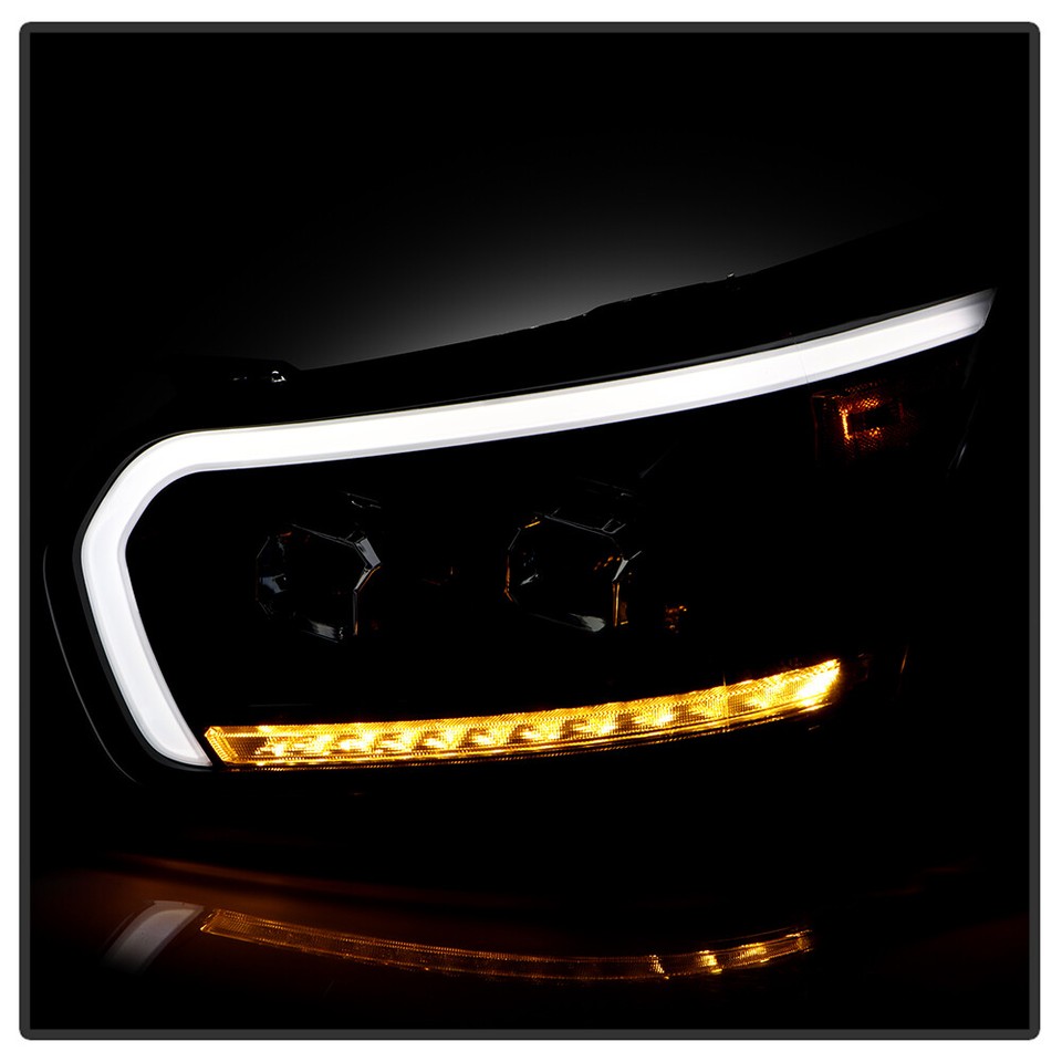 For 2015-2023 Ford Transit 150 Halogen Type Black LED Tube Projector ...