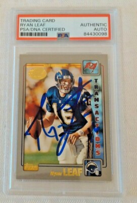 Autographed Signed PSA Slabbed Card 2001 Topps Collection #118 RYAN ...