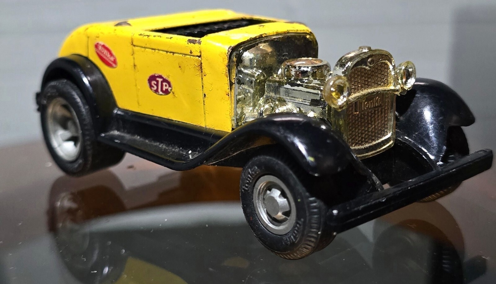Tonka Mod Rod Model A Ford Vintage Race Car Toy Yellow Black | eBay