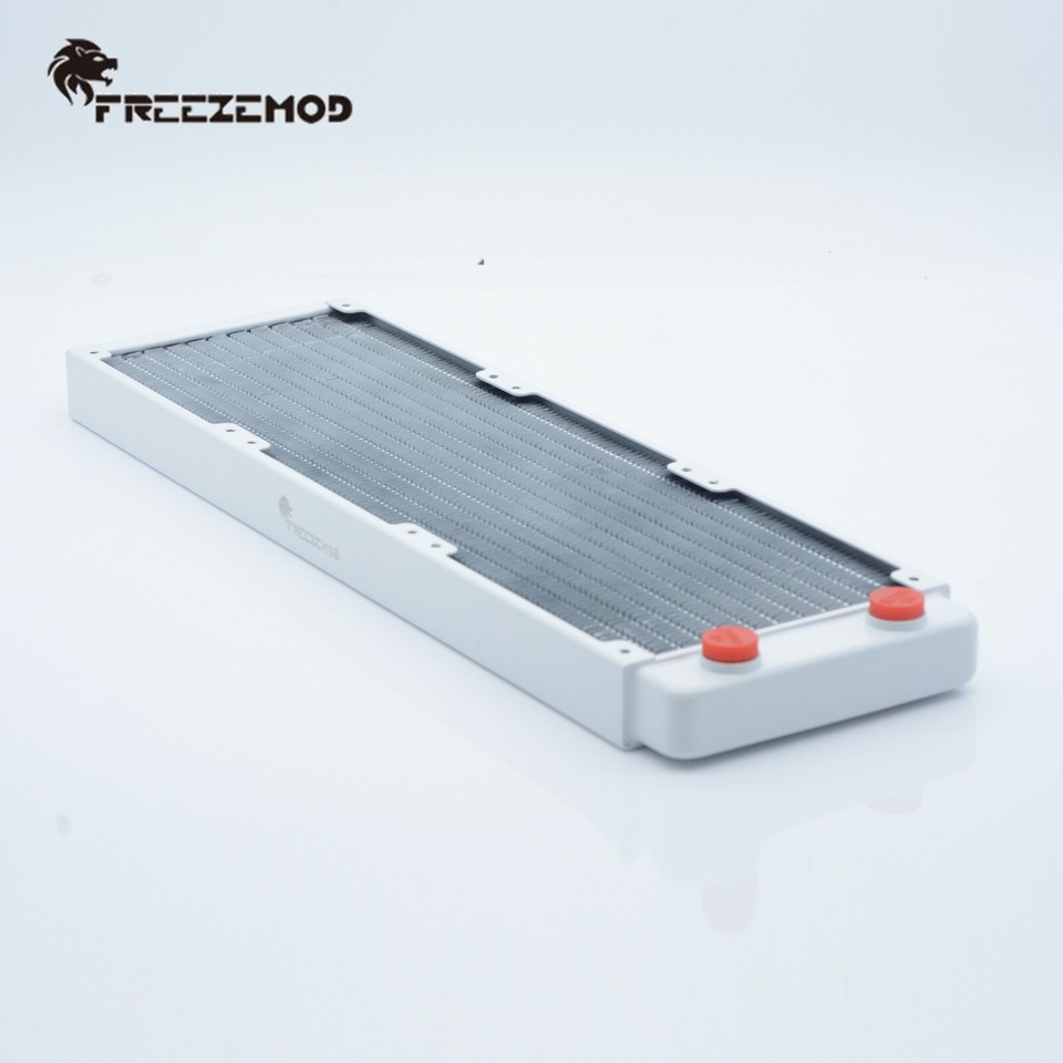 FreezeMod 120mm 240mm 360mm 480mm White Copper Radiator G1/4 PC Water ...