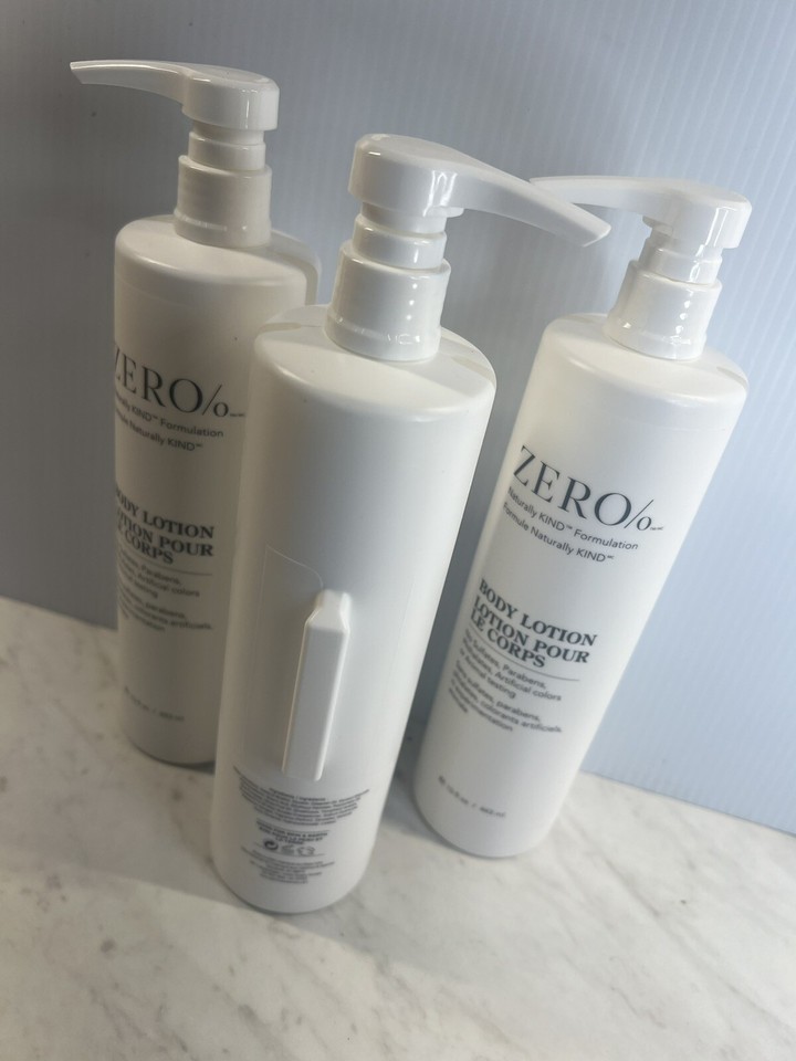 Lot of 3 Gilchrist & Soames Zero% 15oz Body Lotion Naturally KIND FREE ...