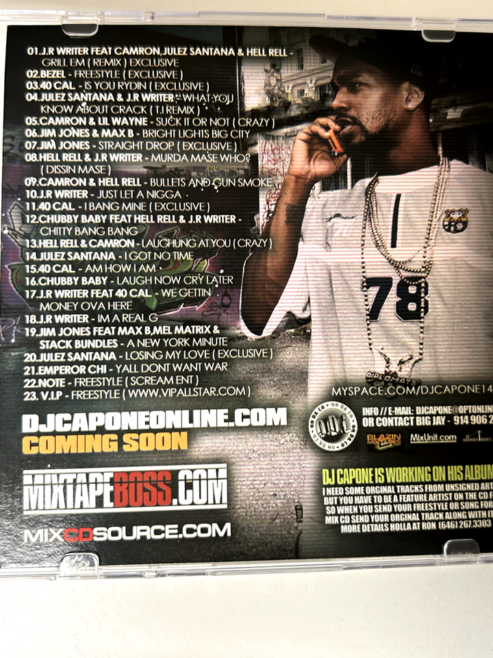 DJ CAPONE DIARY OF A DIPLOMAT 3 CAMRON DIPSET NYC MIXTAPE MIX CD | eBay