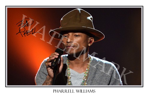 Pharrell Williams signed 12x18 inch photograph poster- In My Mind ...