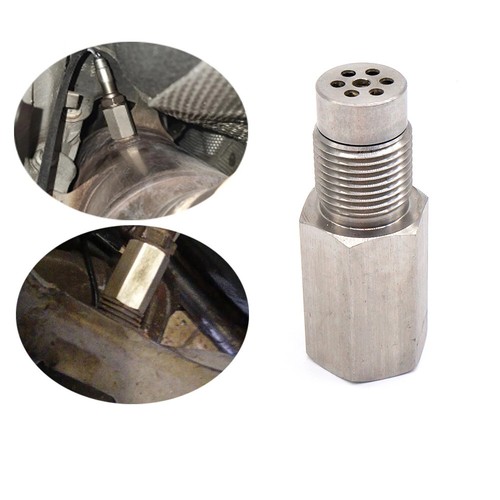 O2 Oxygen Lambda Sensor Adapter Spacer Plug Catalytic Converter Check ...