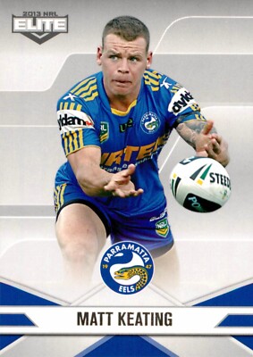 2013 PARRAMATTA EELS NRL Card MATT KEATING | eBay Australia