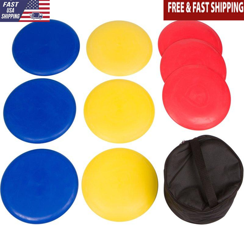9-Pcs Disc Golf Set W/Carry Bag Drivers Mid-range Discs Putters High ...
