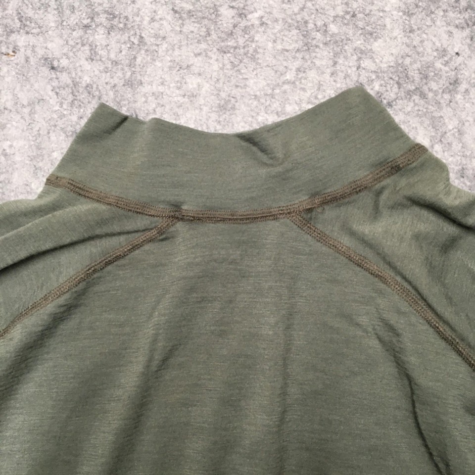 KUIU Ultra Merino NuYarn 1/2 Zip Shirt Mens Olive Green Base Layer ...
