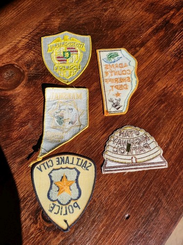 Uniform Arm Patch Lot State Police Sheriff Highway Patrol Marshall Las ...
