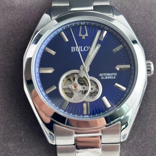 Bulova Surveyor 96A275 Men's Classic Watch Blue Dial Men's Automatic ...