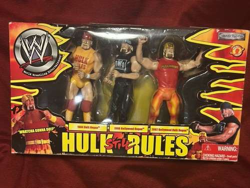 WWE HULK Still Rules 3 PACK Figure Set 1984 HOGAN , 1996 NWO, & 2002 ...